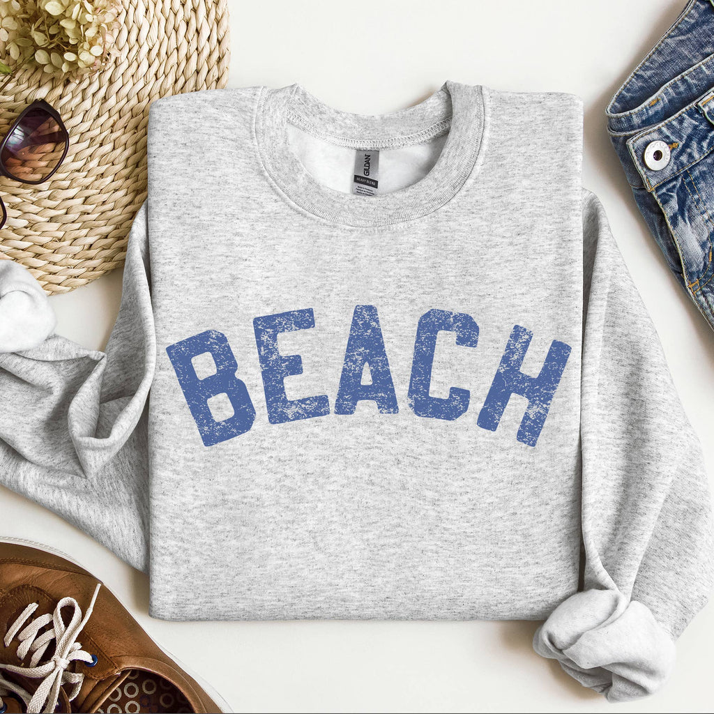 Beach Bum Crewneck Sweatshirt – The Beachwaver Co.